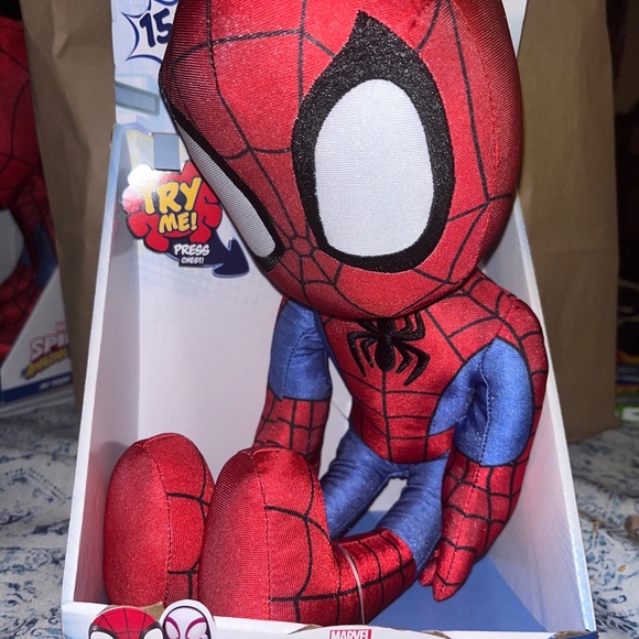 Marvel | Toys | Marvel My Friend Spidey Talking Spiderman 6 Inch Plush ...